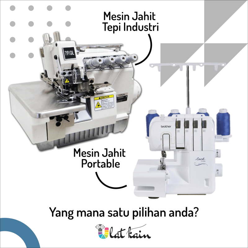 Jenis Jahitan Mesin Jahit Tepi 4 Benang – Ulat Kain
